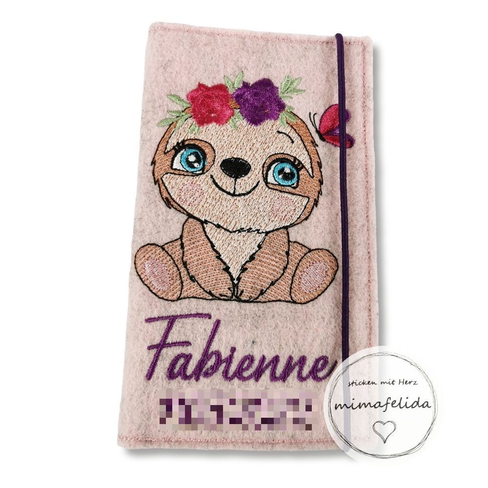 mimafelida - Mutterkindpasshülle Österreich Faultier_Mädchen